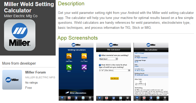 More Welding apps for your phone - Workshopshed