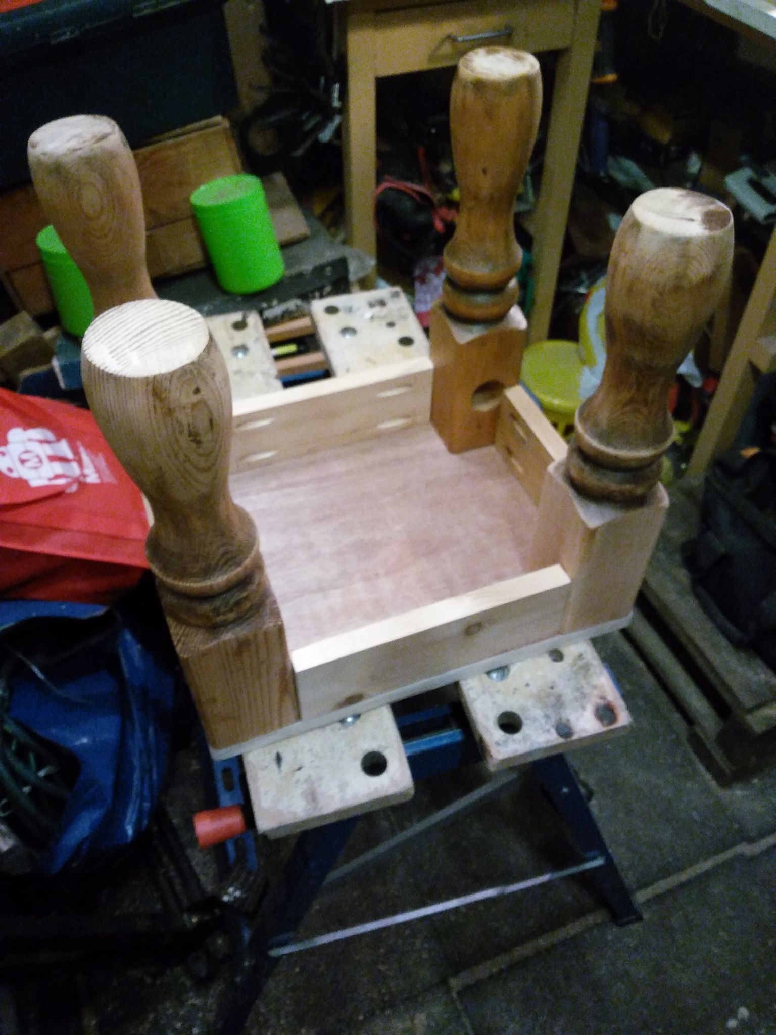 A handmade footstool - Workshopshed