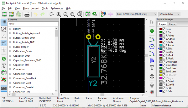 Creating a 3D model for Kicad - Workshopshed