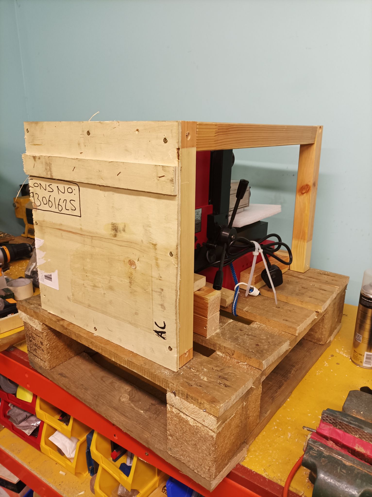 Transporting a milling machine part 2 - Workshopshed